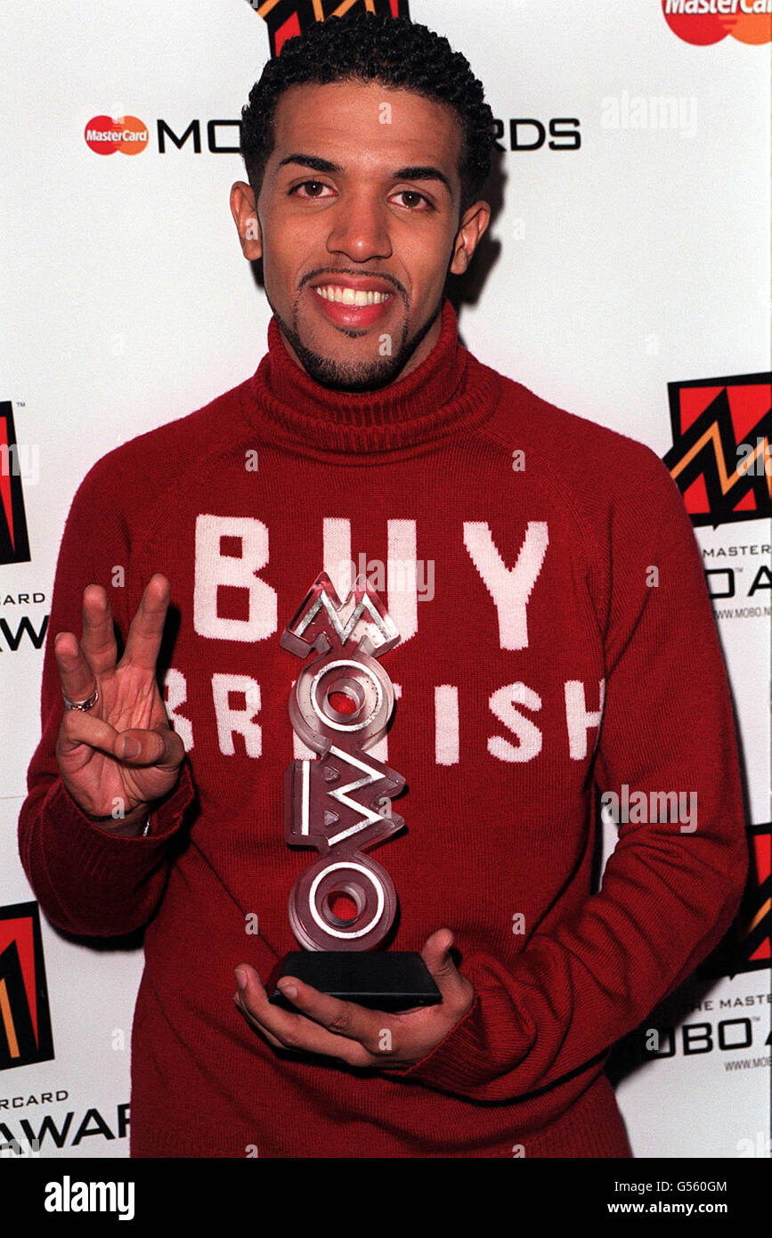 MOBO Awards Craig David Stock Photo - Alamy