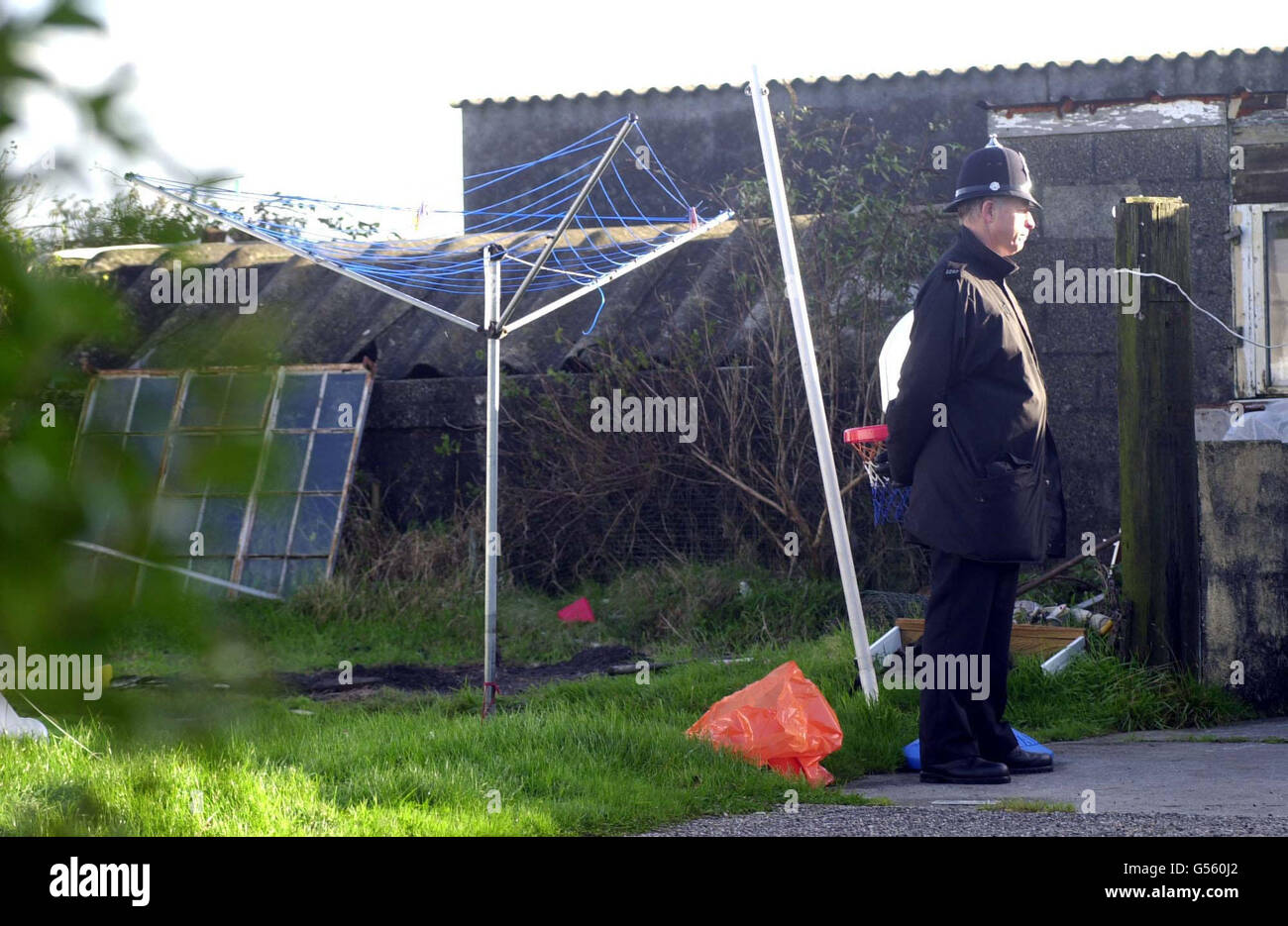 In the ford familys back garden in carnkie hi-res stock photography and ...