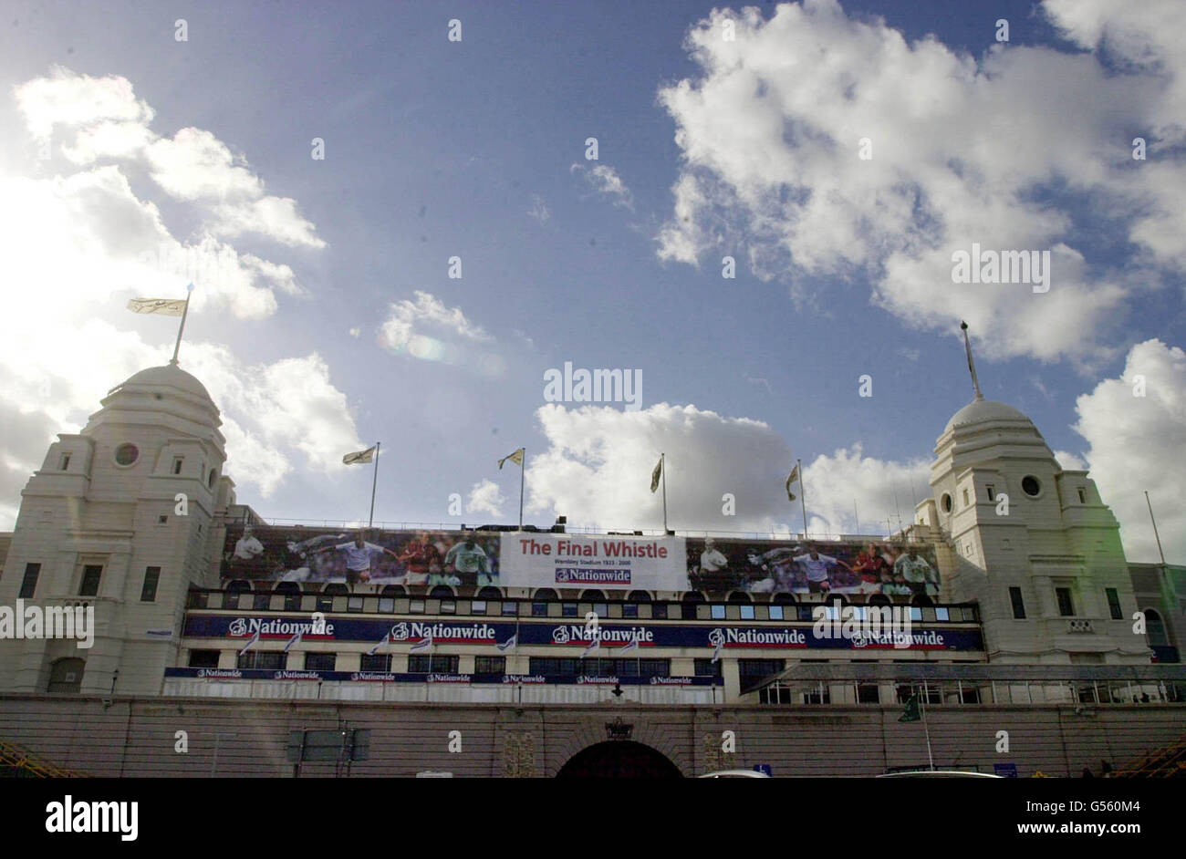 Wembley stadium final whistle Stock Photo - Alamy