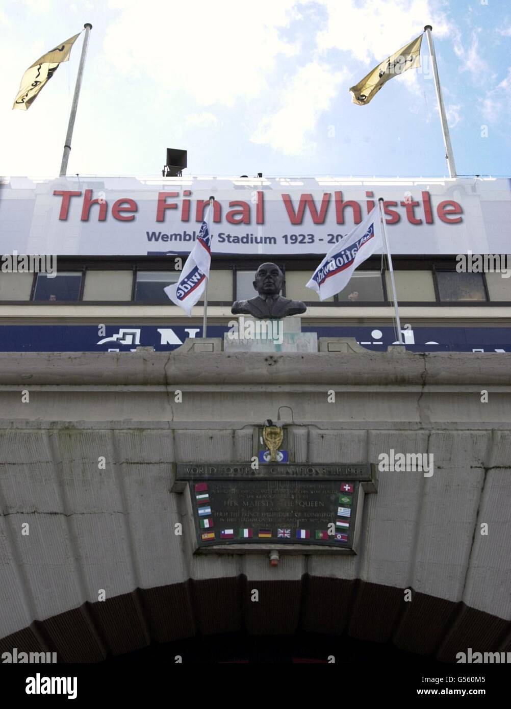Wembley stadium, announces 'The Final Whistle'. This, heralds the final ...