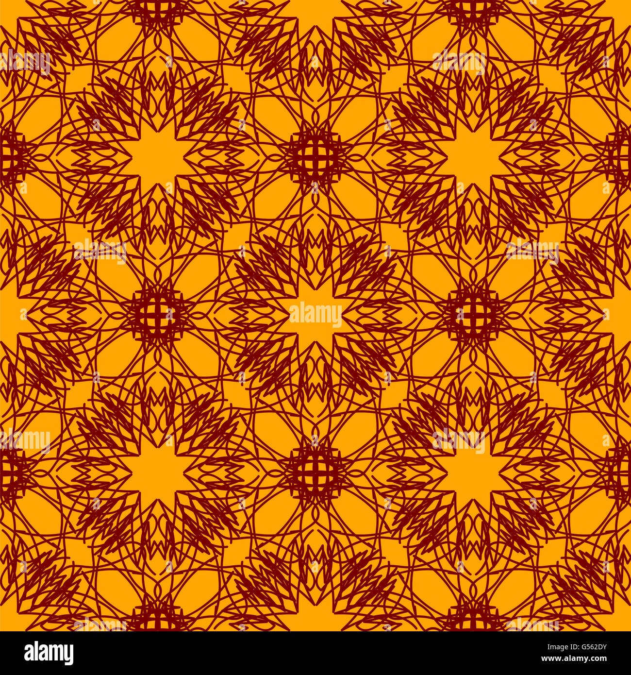 Seamless Texture on Orange. Ornamental Backdrop Stock Photo - Alamy
