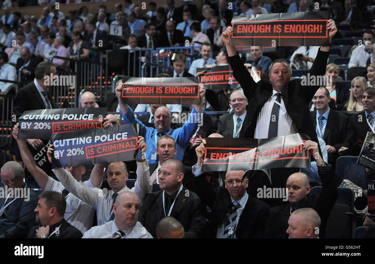 Police Federation annual conference Stock Photo - Alamy