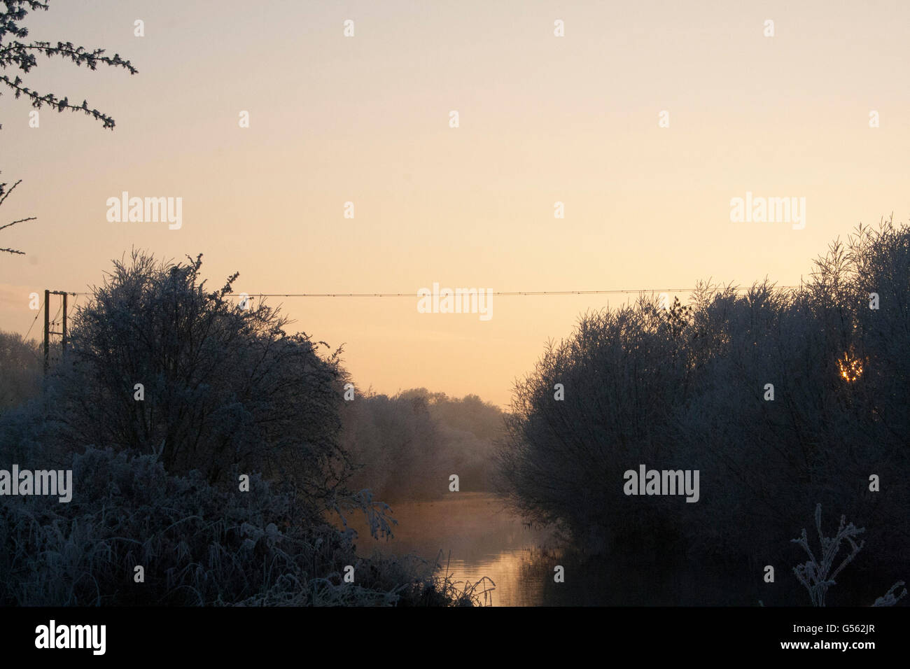 Rising mist from river hi-res stock photography and images - Alamy