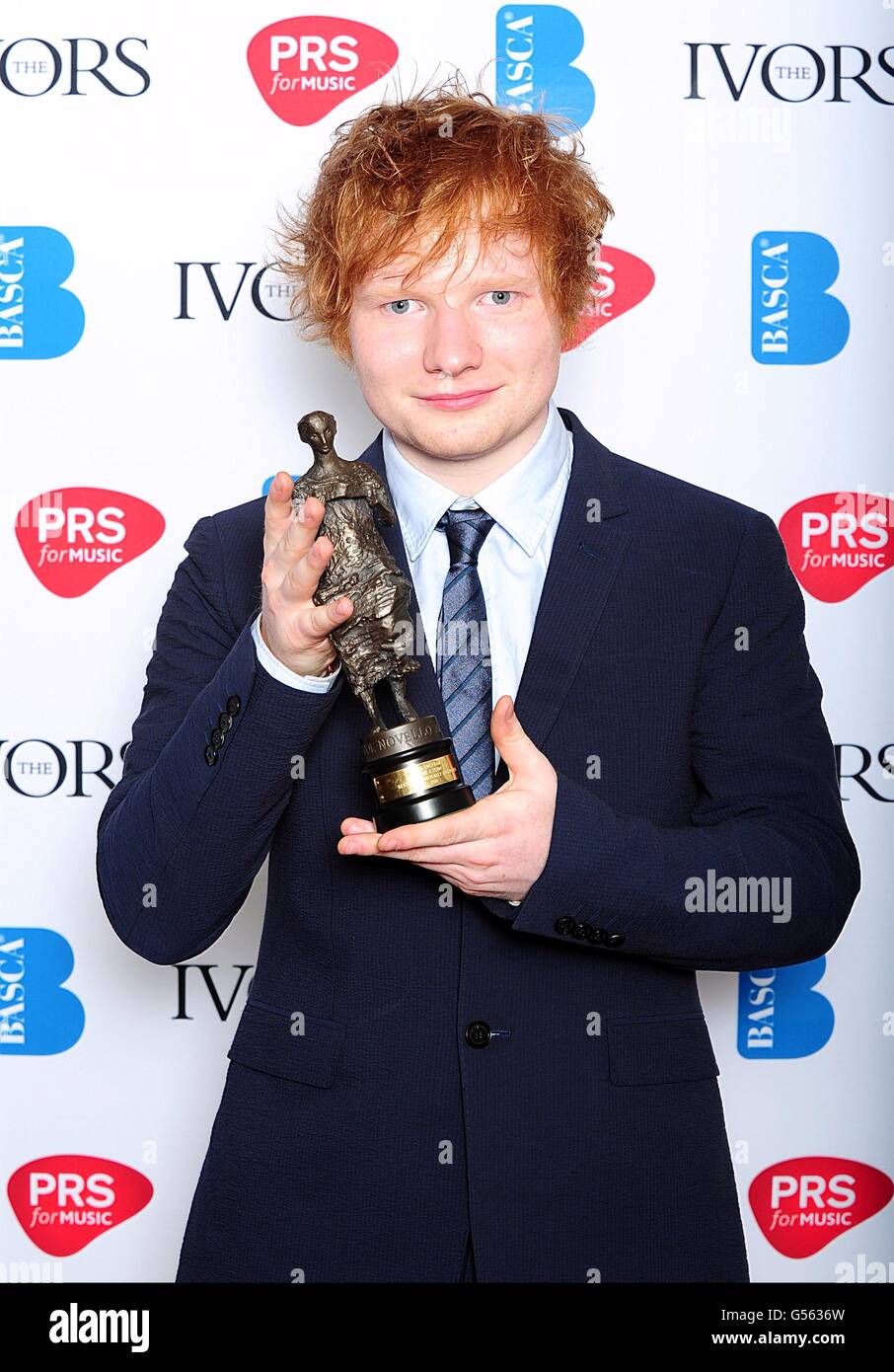 Ed Sheeran 2012 Ivor Novello Awards Held Grosvenor House Hotel Hi Res
