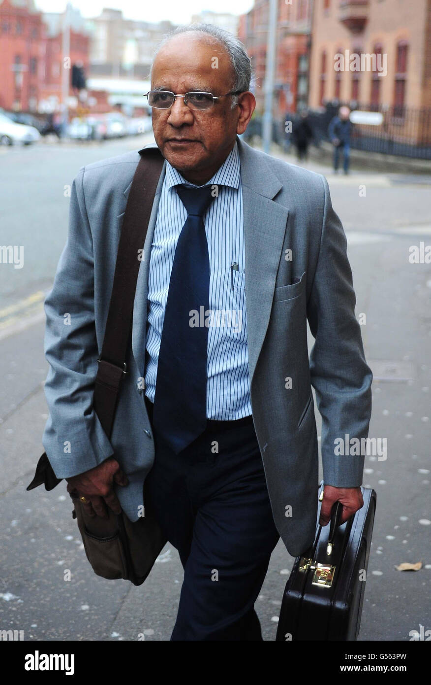Dr Sharad Pandit leaving Birmingham Coroner's Court, after he attended ...