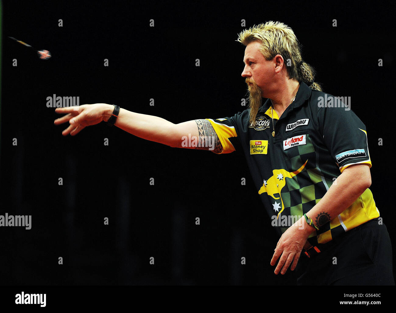 Darts - McCoy's Premier League Darts - O2 Arena Stock Photo - Alamy