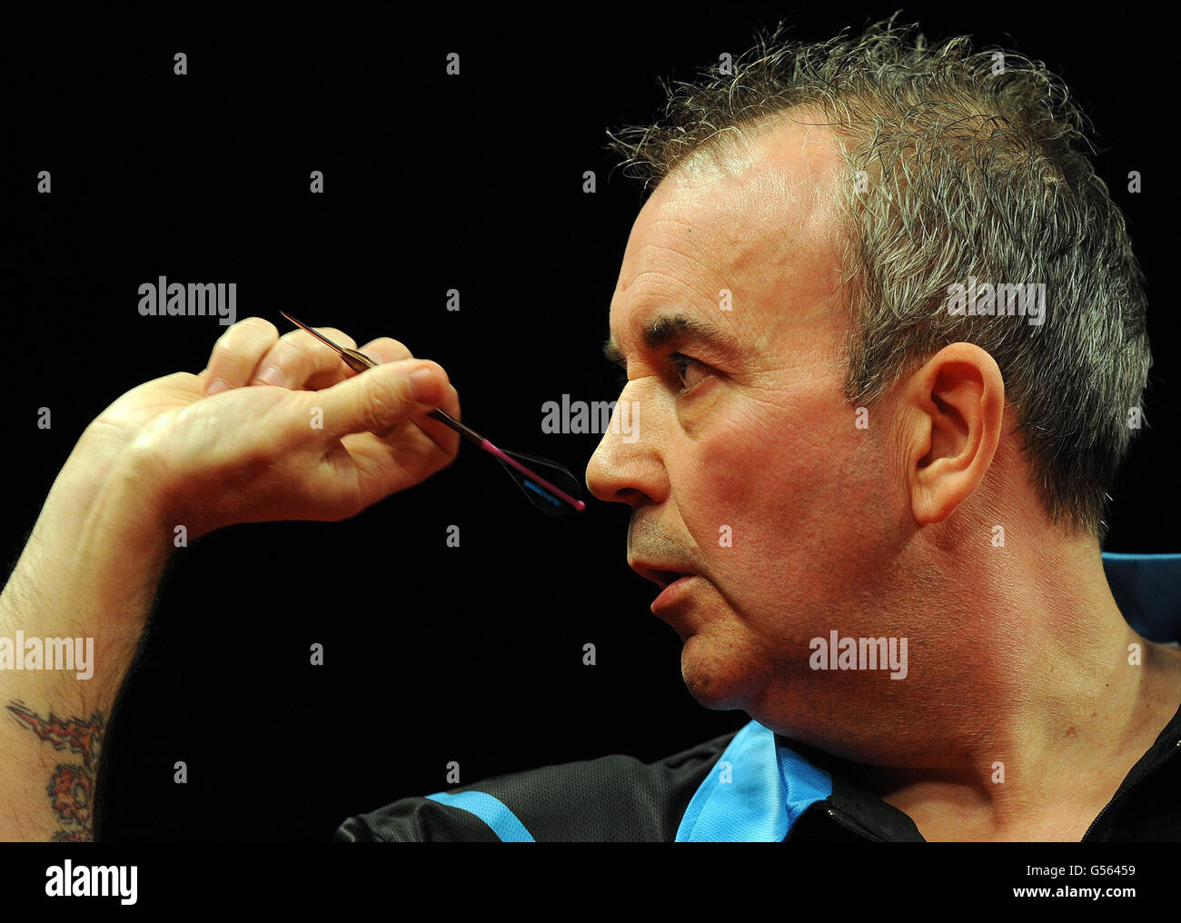 Darts - McCoy's Premier League Darts - O2 Arena Stock Photo - Alamy