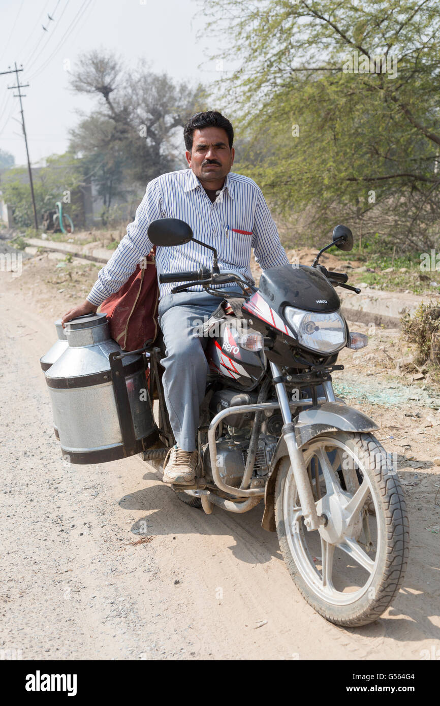 milk vendor, Portrait, Nawalgarh, Rajasthan, India Stock Photo - Alamy