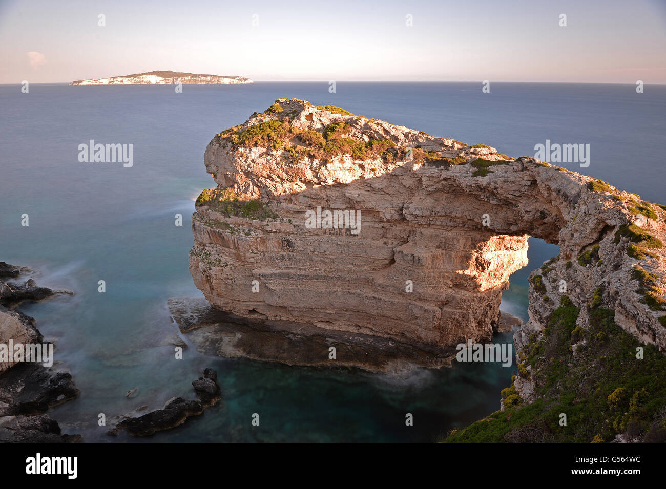 Tripitos Arch. Paxos Greece Stock Photo - Alamy