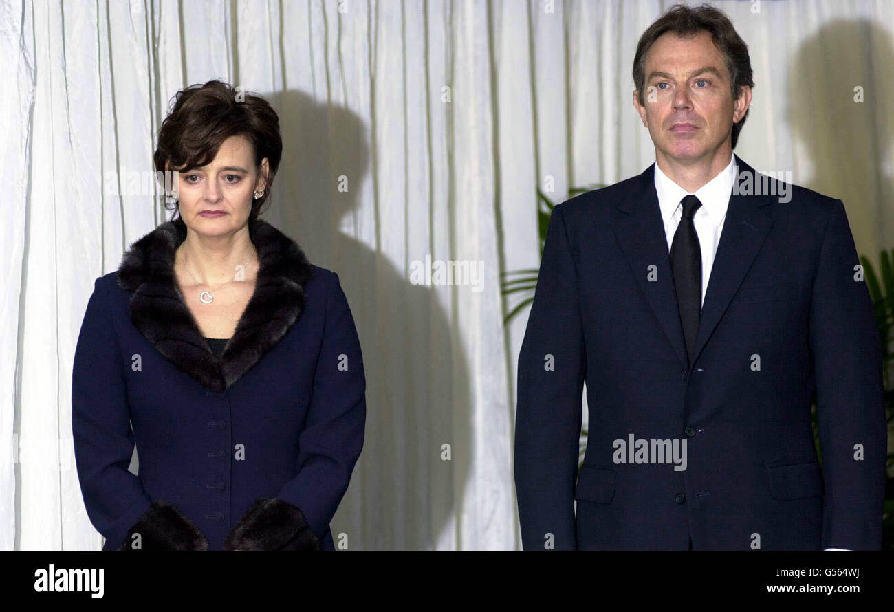 Tony Blair at Sidhu memorial ceremony, Twickenham Stock Photo - Alamy