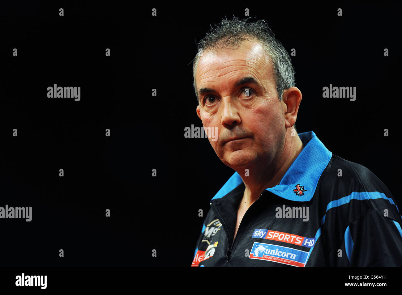 Phil Taylor, during the McCoy's Premier League Darts, PDC Darts play ...