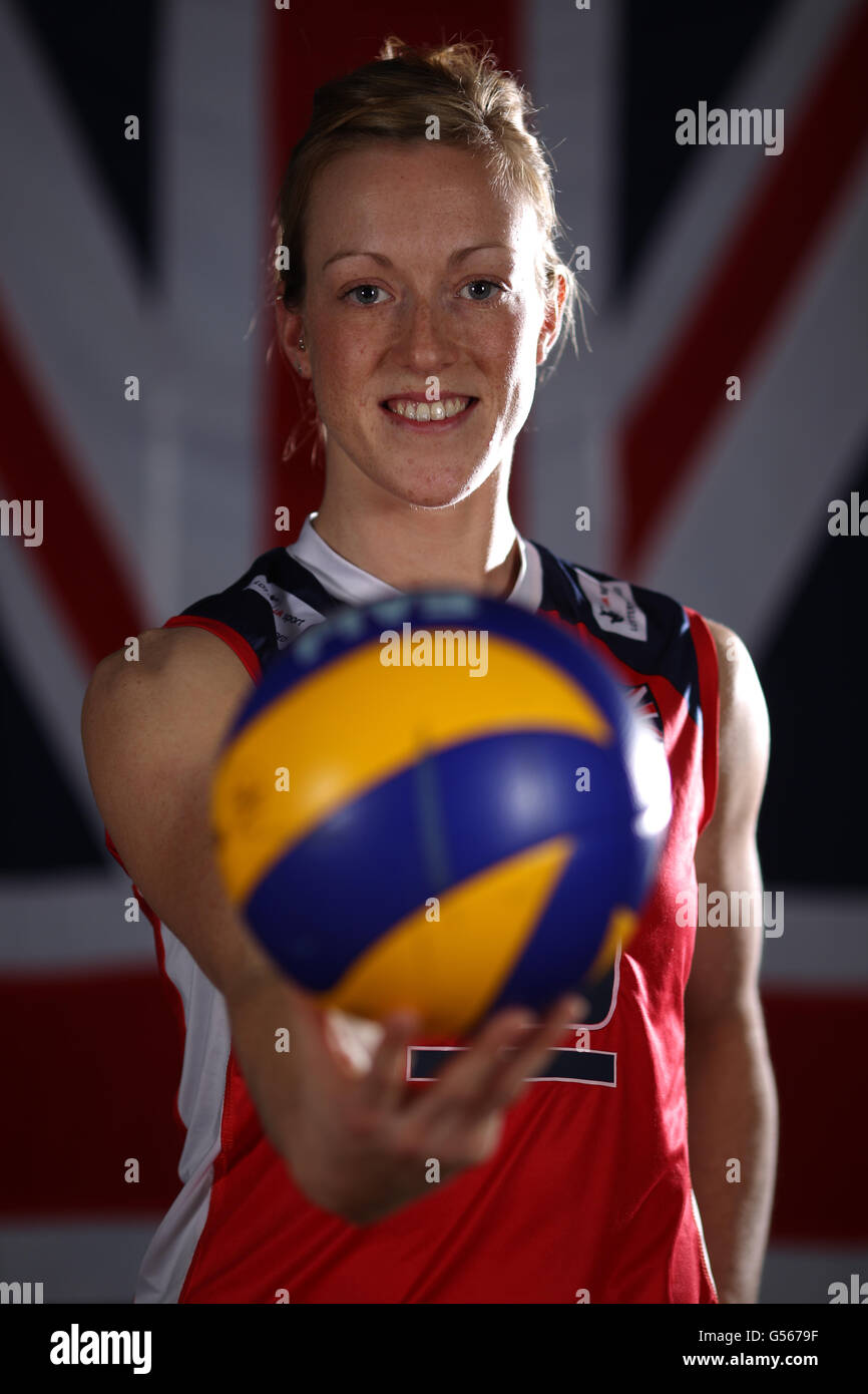 Sport - Team GB Volleyball Photocall - English Institute of Sport Stock ...