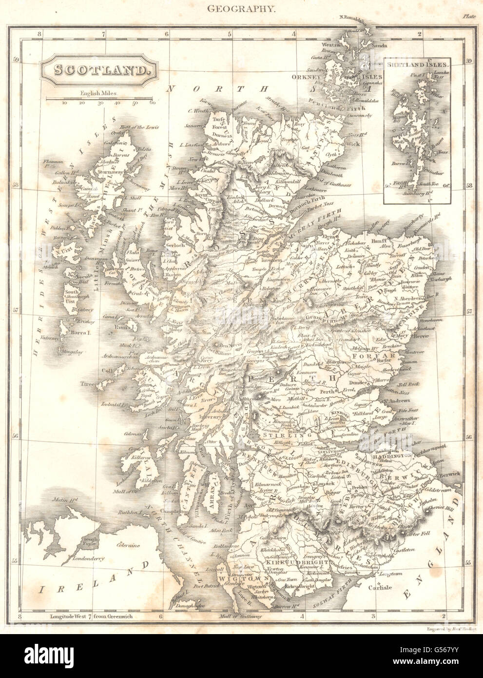 Map of hinton hi-res stock photography and images - Alamy