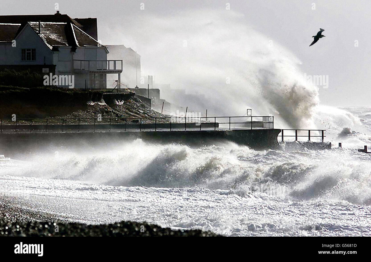 Weather selsey waves hi-res stock photography and images - Alamy
