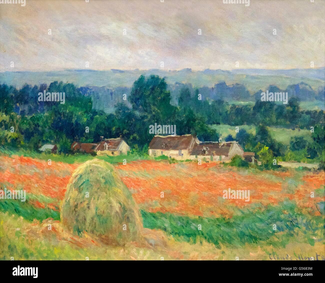 Claude monet haystack at giverny hi-res stock photography and images ...