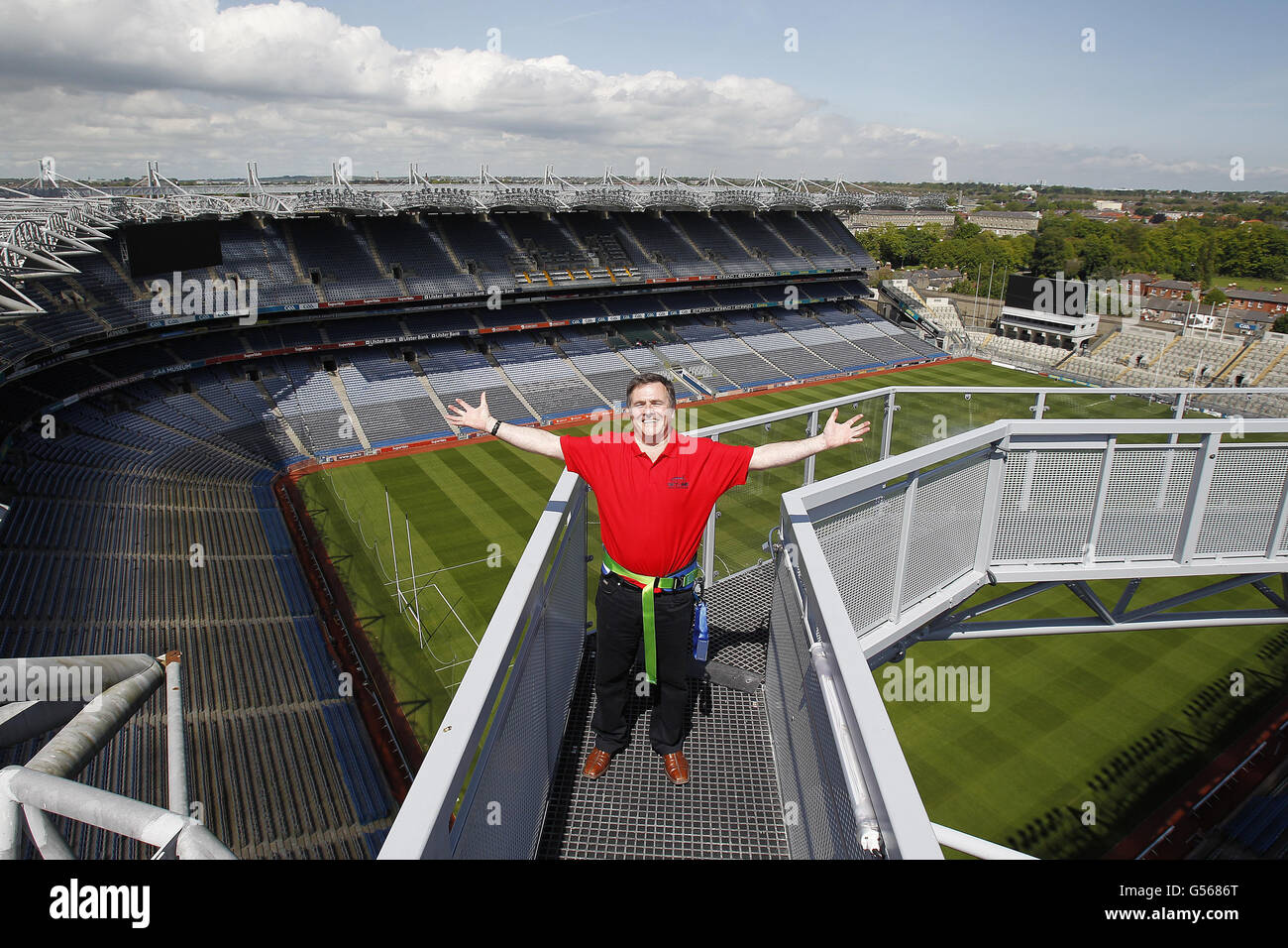 Peter McKenna, Croke Park Stadium Director, at the official opening of ...