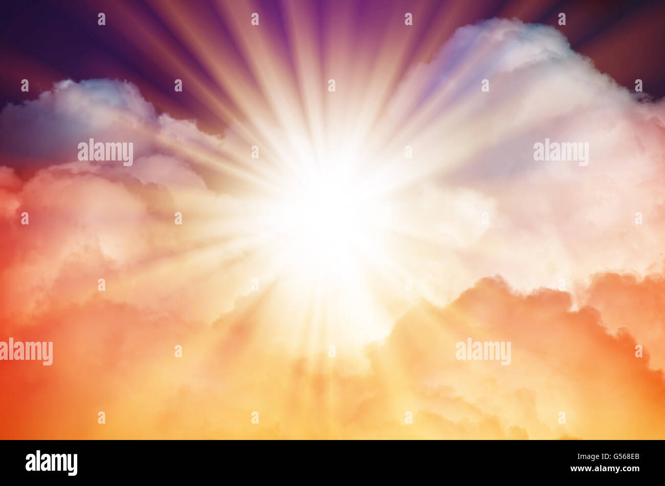 Bright flash of blue star 04 Stock Photo - Alamy