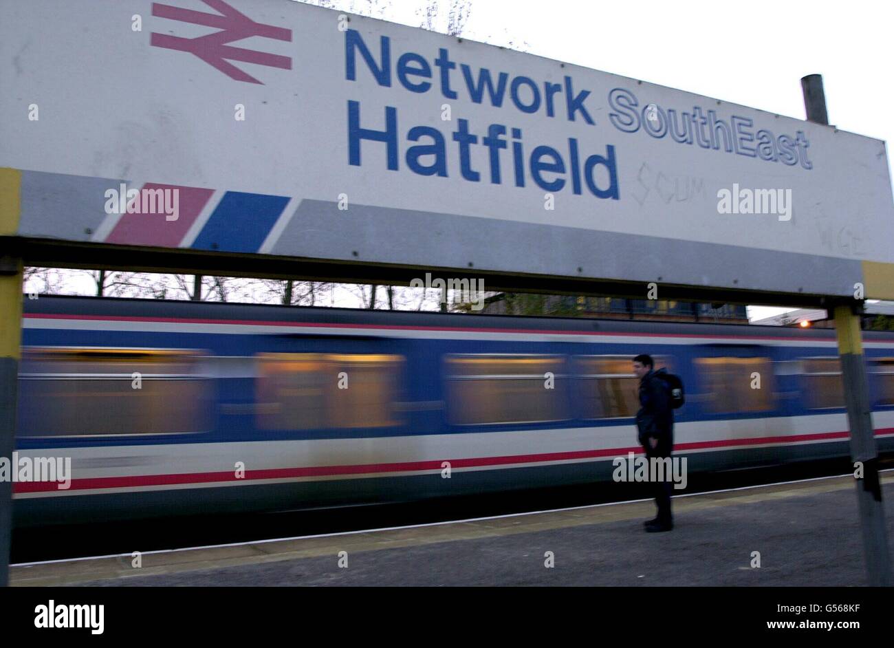 Hatfield Station Reopens Stock Photo - Alamy
