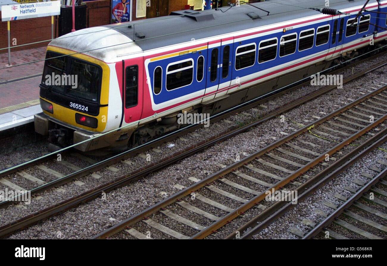 Hatfield Station Reopens Stock Photo - Alamy