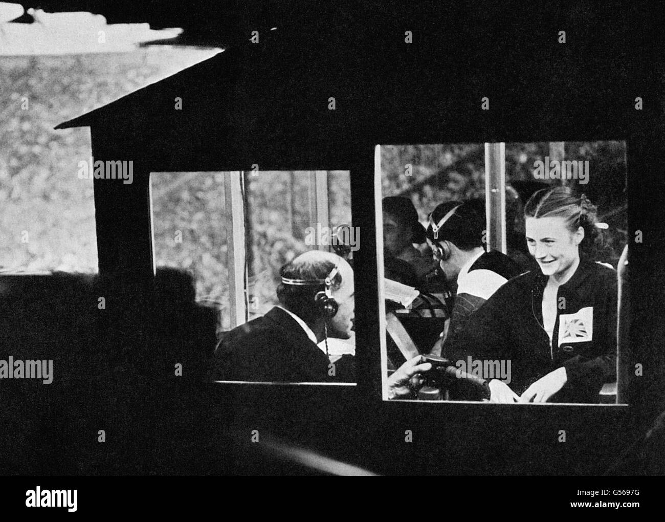 Commentary box stadium hi-res stock photography and images - Alamy