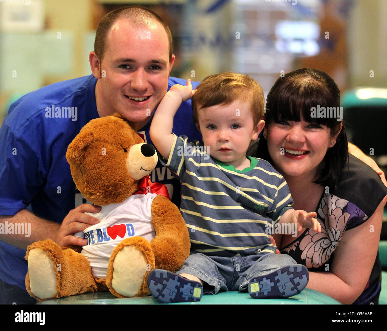 One year old baby Alex Moffat from Irvine with mum Katrina Darroch and ...
