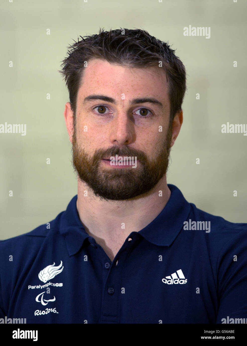 ParalympicsGB Simon Brown poses for a photo during the team ...