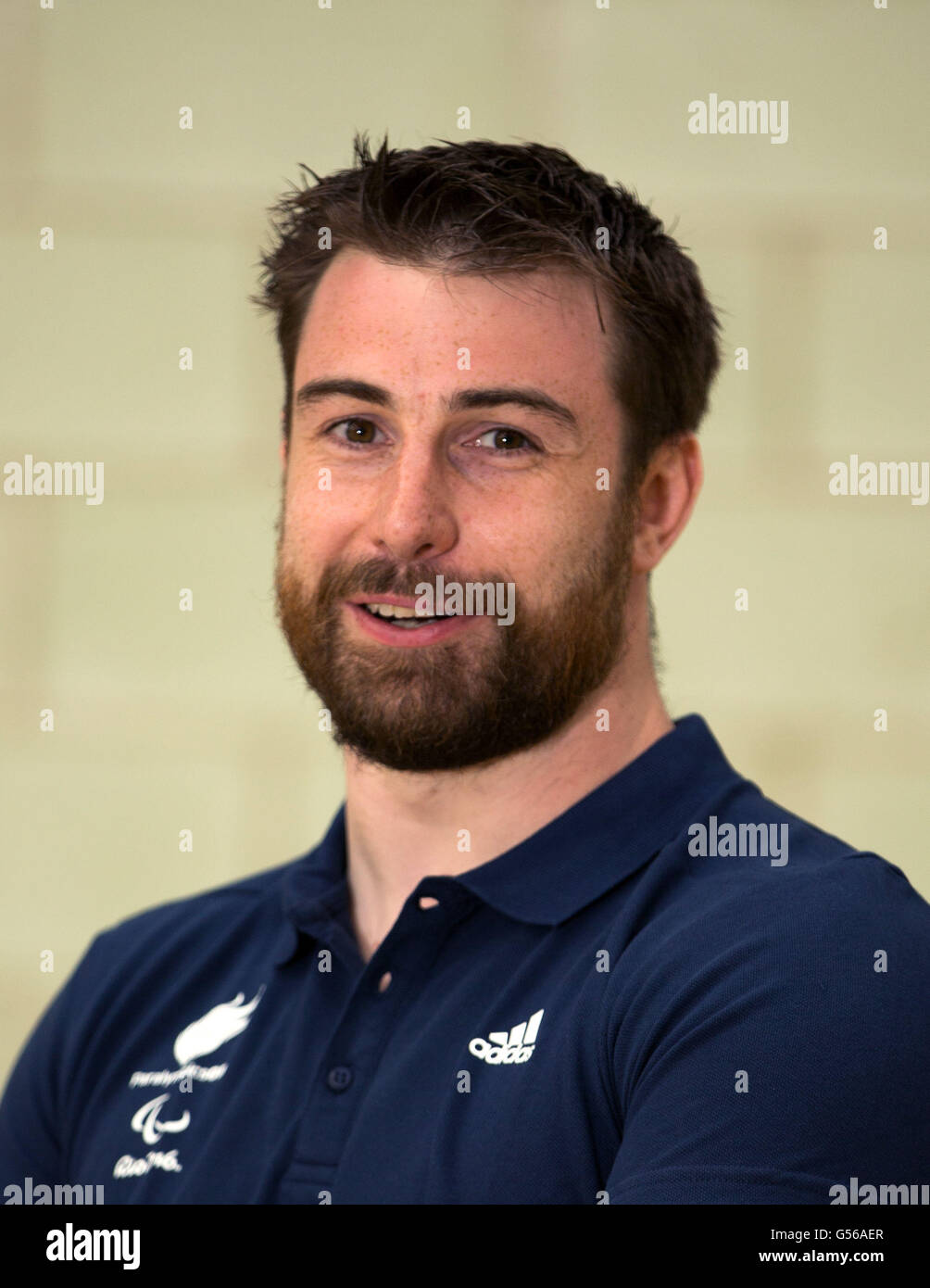 ParalympicsGB Simon Brown poses for a photo during the team ...