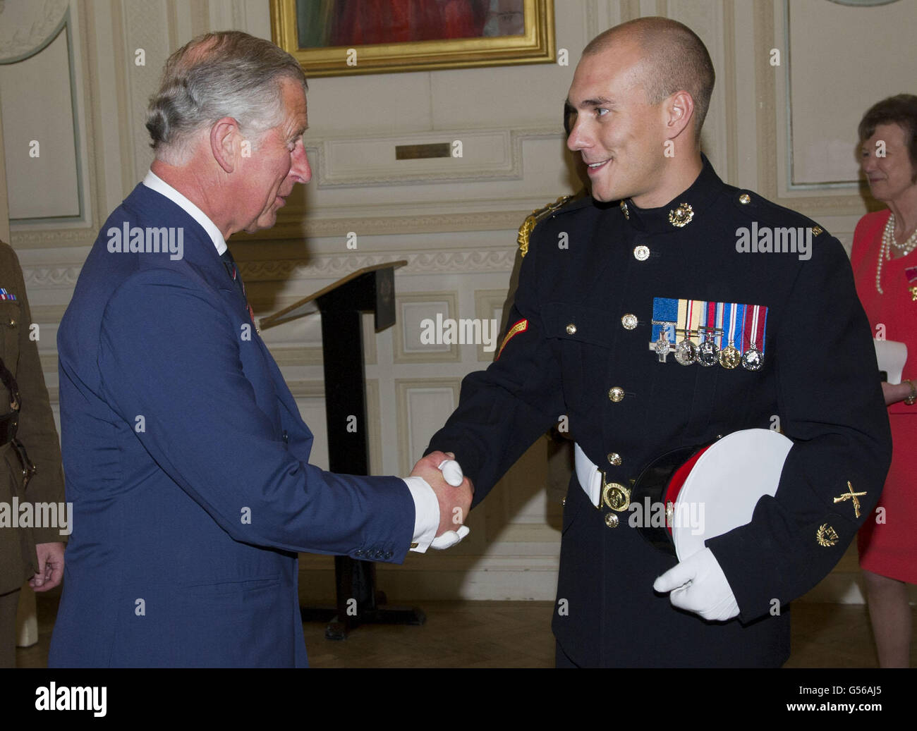 At reception for the victoria cross george cross association hi-res ...