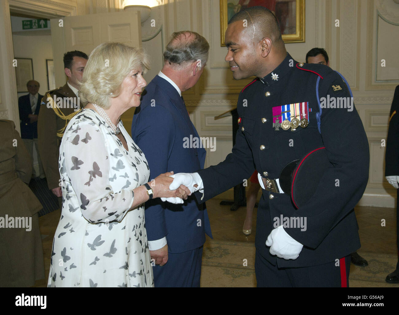 Victoria Cross and George Cross Association reception Stock Photo - Alamy