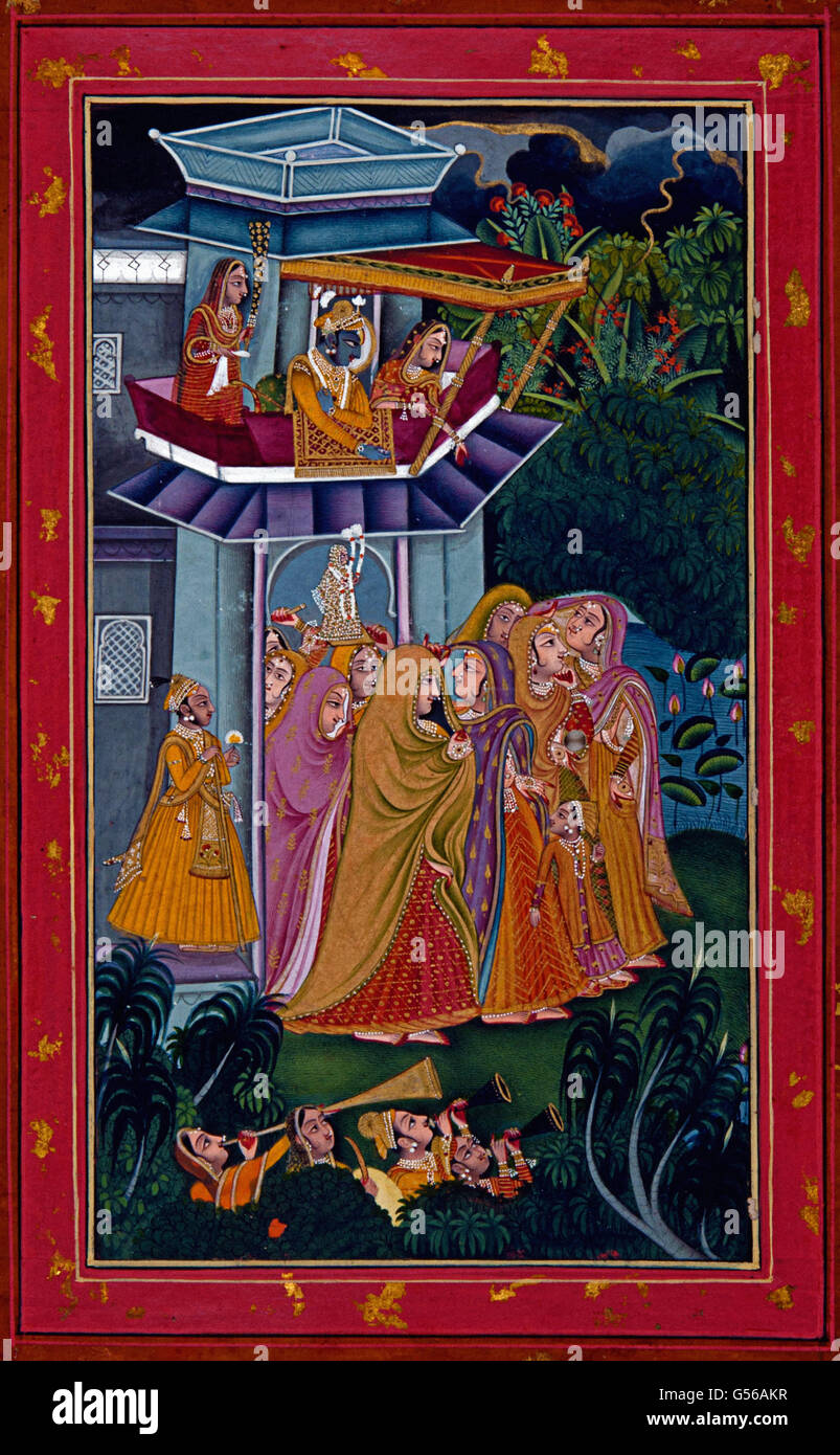 The Festival of Gangaur Stock Photo - Alamy