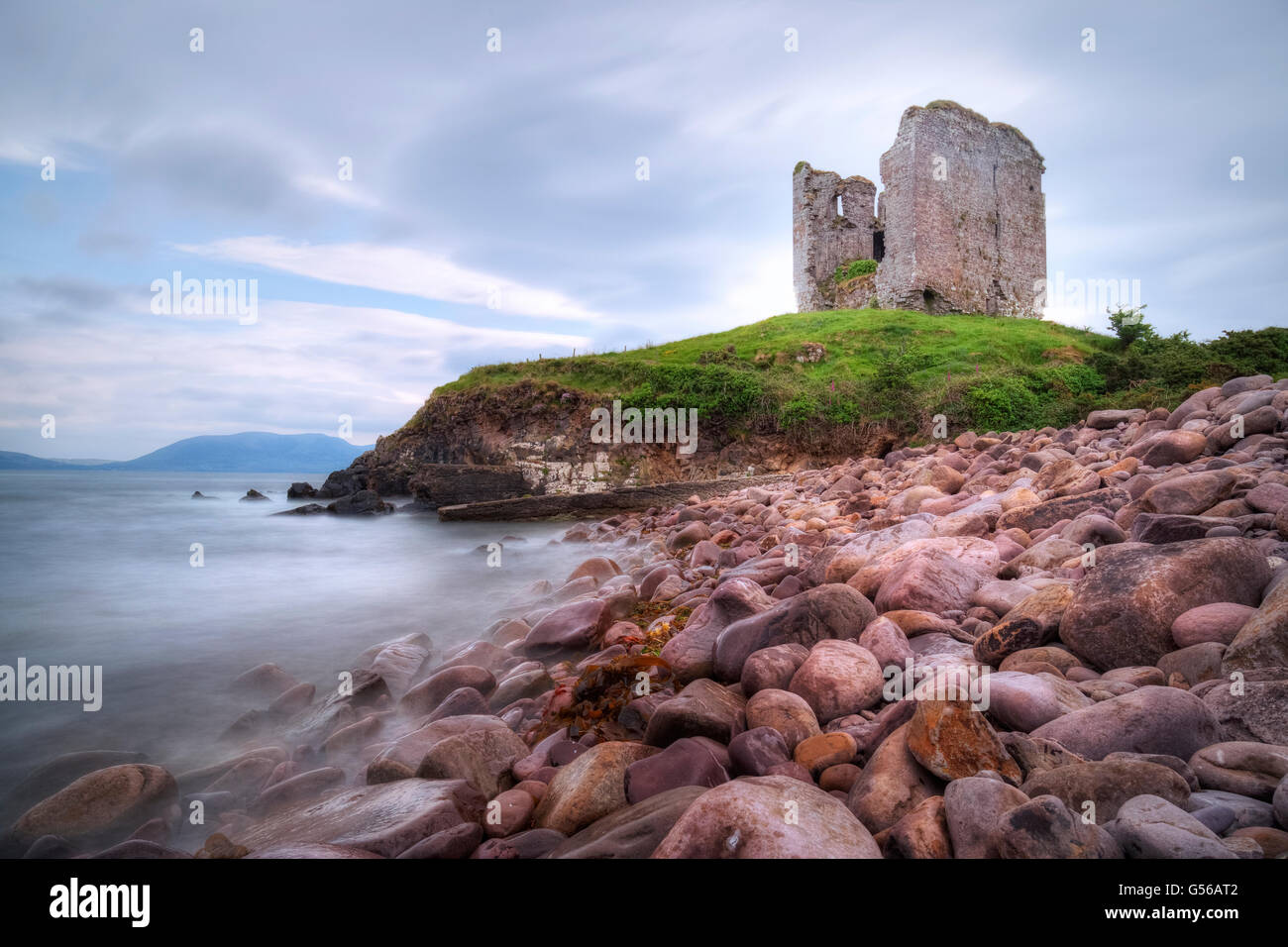 Minard Castle, Dingle Peninsula, County Kerry, Ireland Stock Photo - Alamy