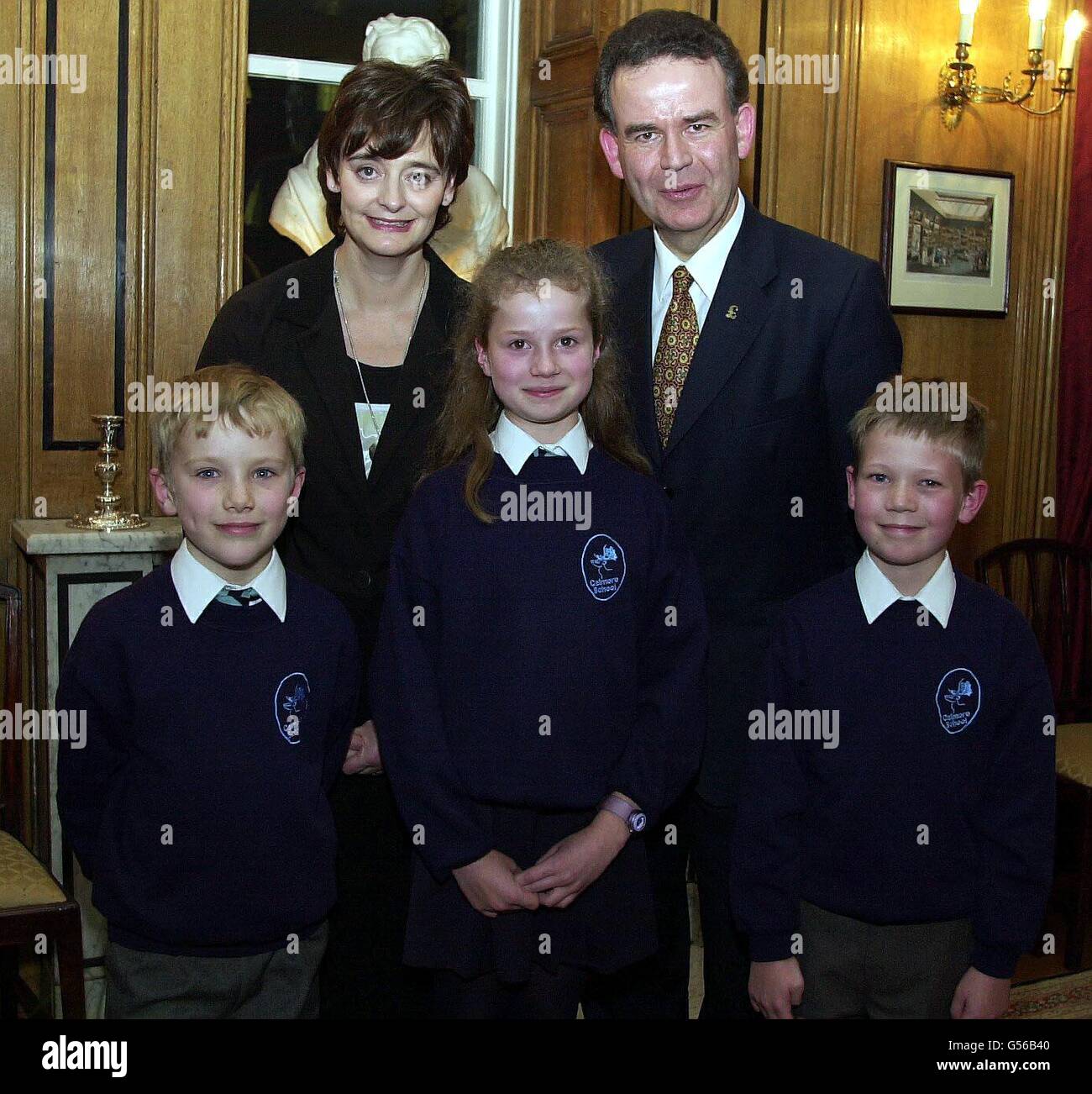 Prime Minister's wife Cherie Booth (left) with MP for New Forest East ...
