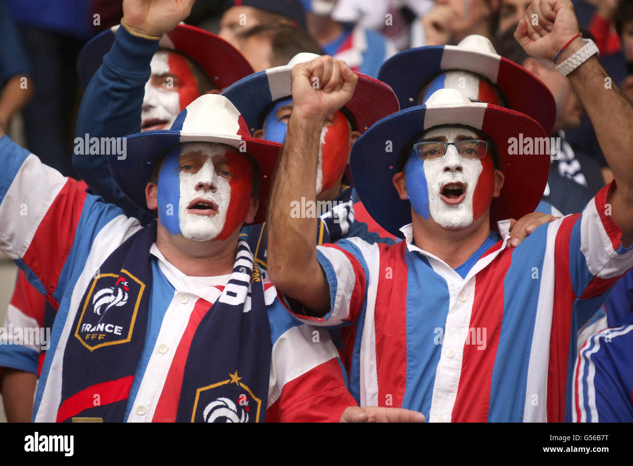 Lille, France. 19th June, 2016. Supporters and fans during football ...