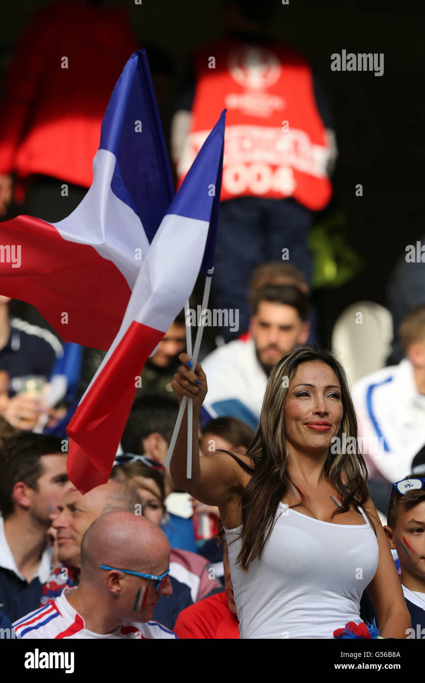 Lille, France. 19th June, 2016. Supporters and fans during football ...