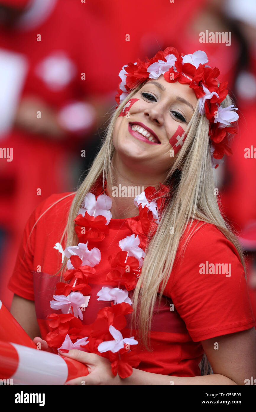 Lille, France. 19th June, 2016. Supporters and fans during football ...