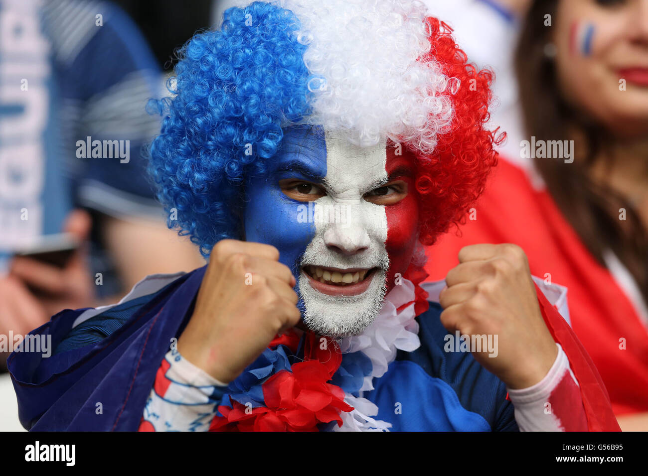 Lille, France. 19th June, 2016. Supporters and fans during football ...
