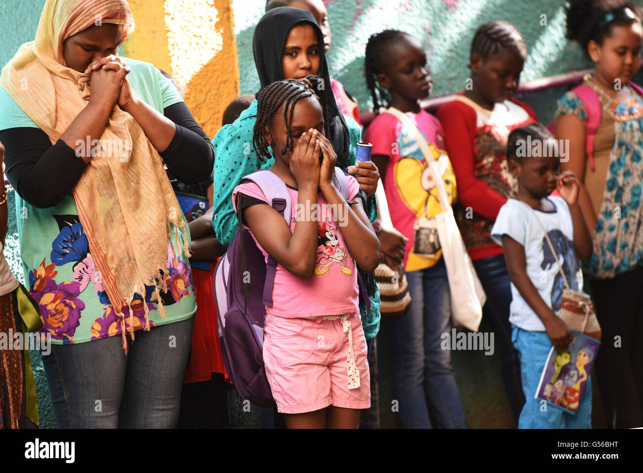 Refugee learning center hi-res stock photography and images - Alamy