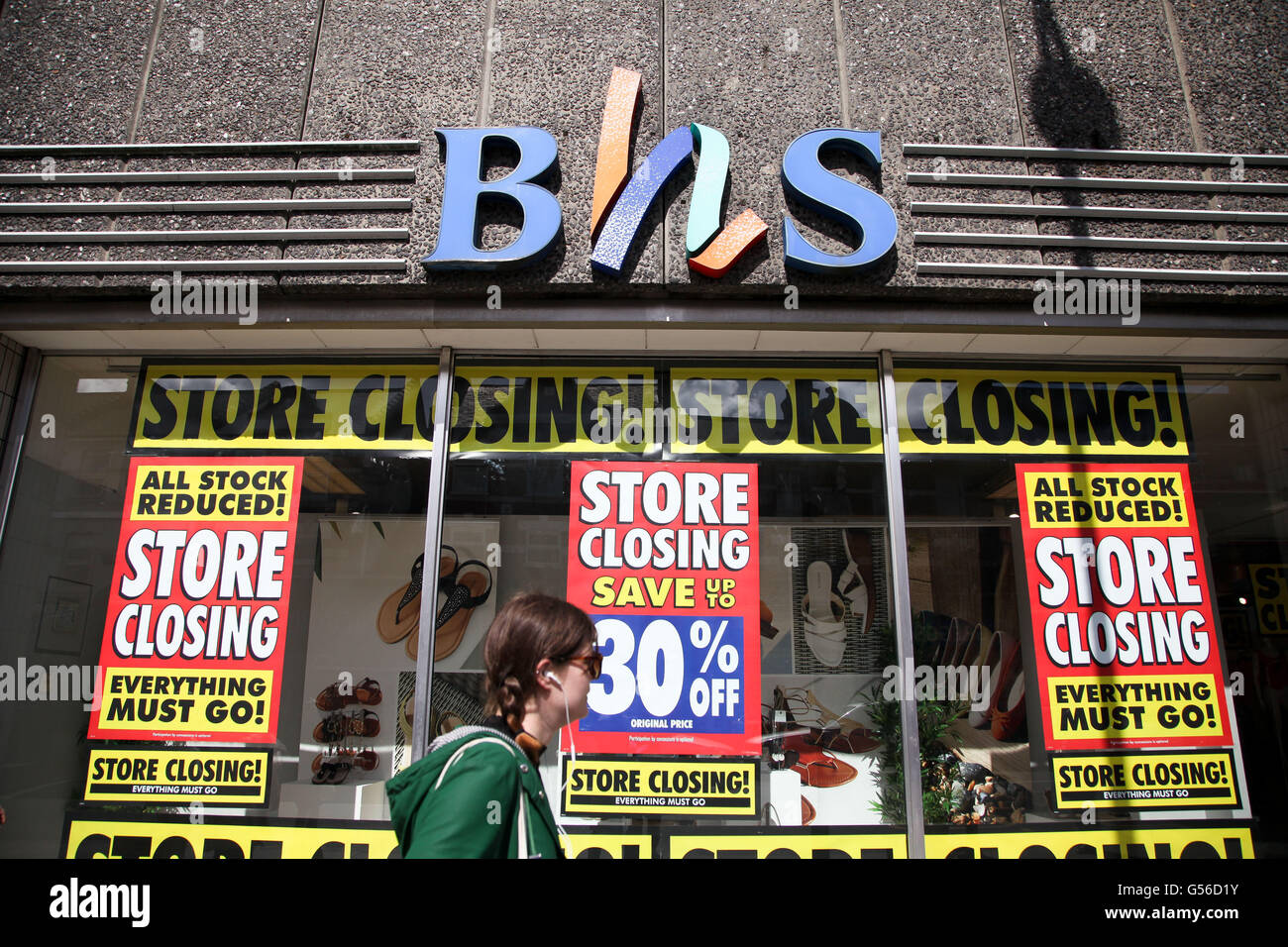 Wood Green, London, UK. 20th June, 2016. The BHS (British Home Stores ...