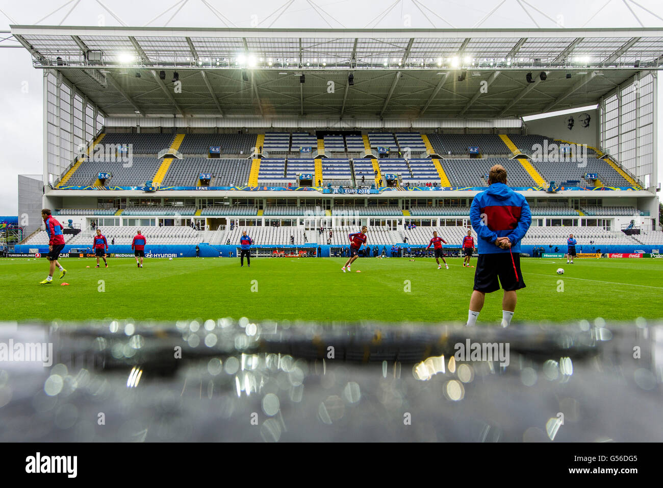Lens, France. 20th June, 2016. The Bollaert stadium in Lens, France ...