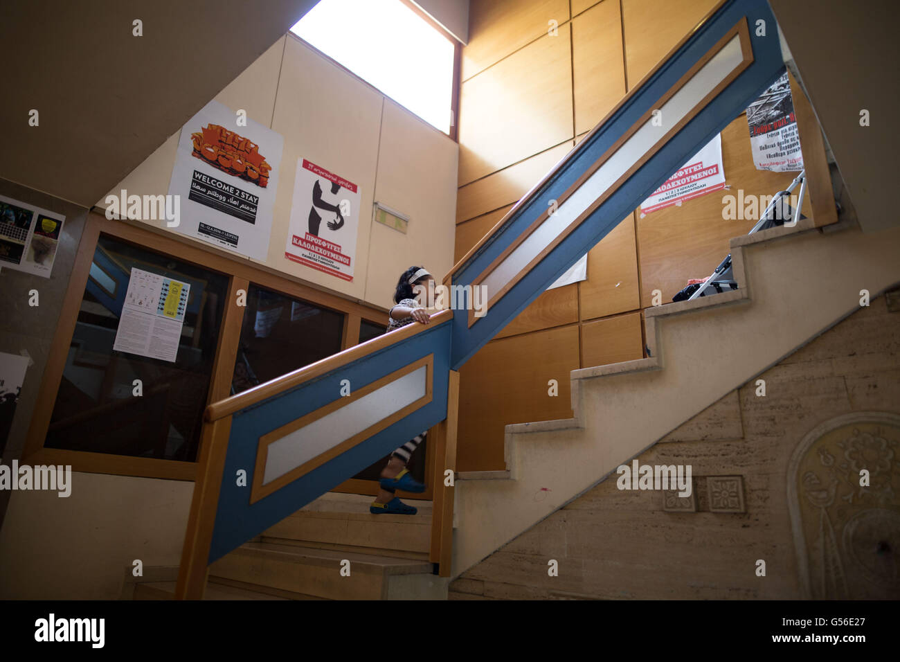 June 17, 2016 - The entry-hall. Stairs into a self-organized and better ...