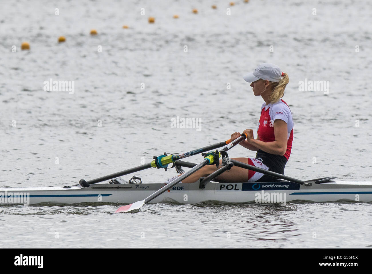 17.06.2016. Pozna, west-central Poland. World Cup Rowing Championships ...