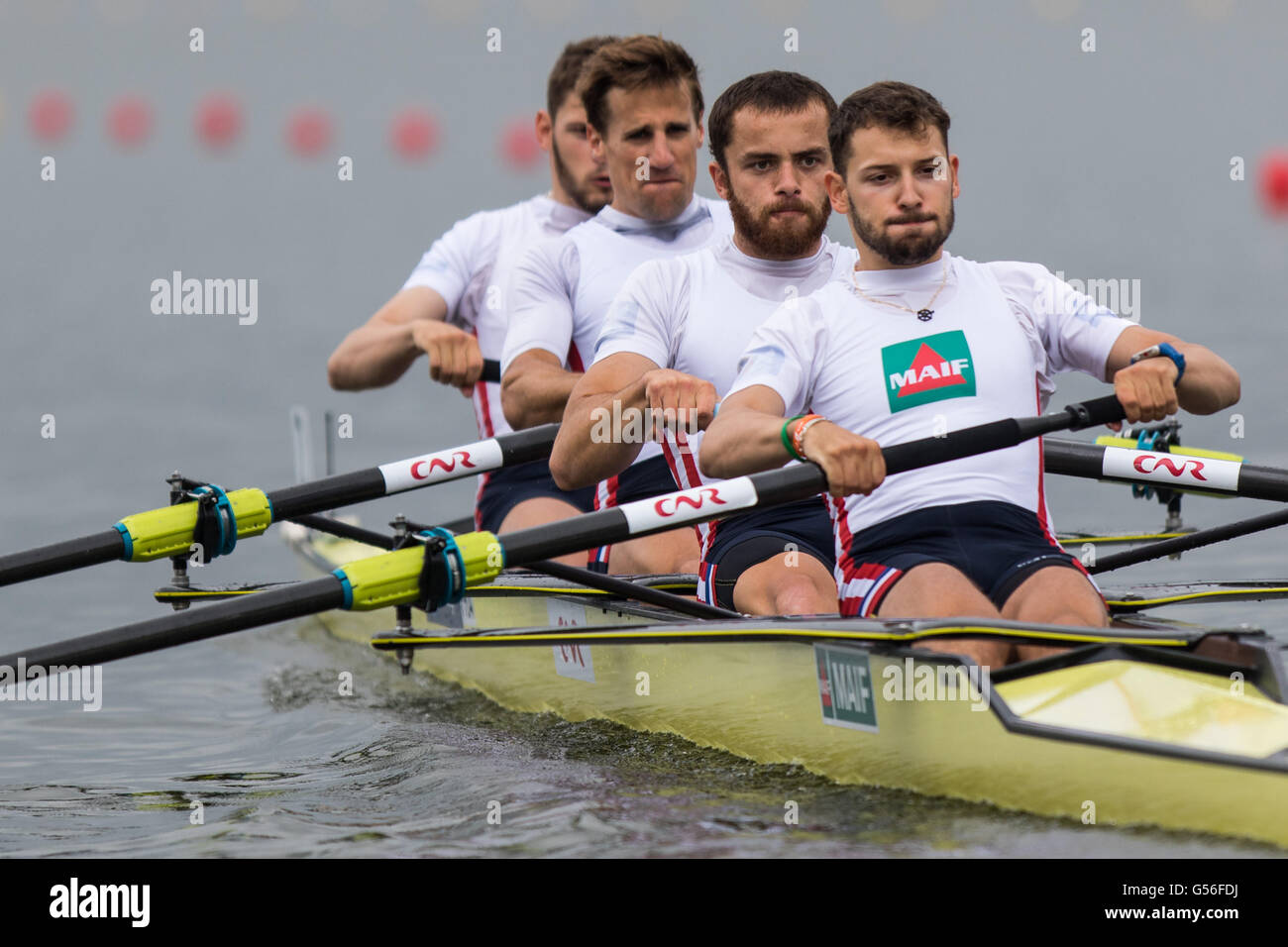 17.06.2016. Pozna, west-central Poland. World Cup Rowing Championships ...