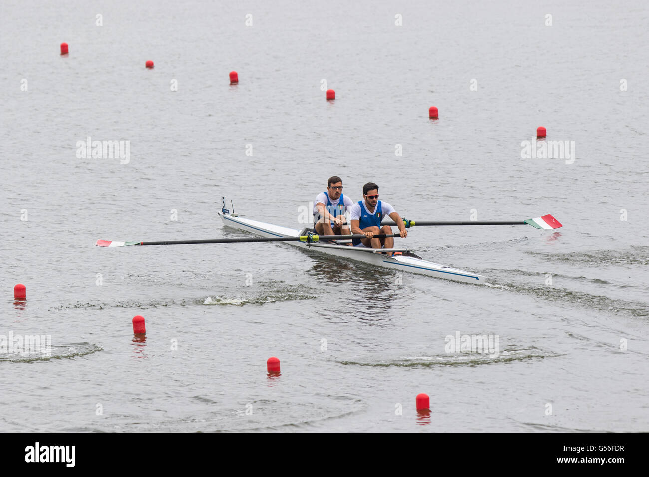 17.06.2016. Pozna, west-central Poland. World Cup Rowing Championships ...