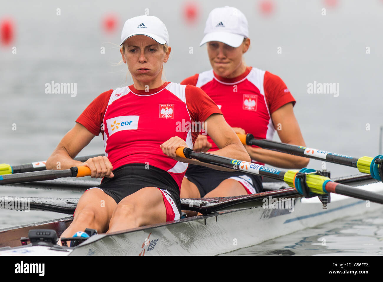 17.06.2016. Pozna, west-central Poland. World Cup Rowing Championships ...