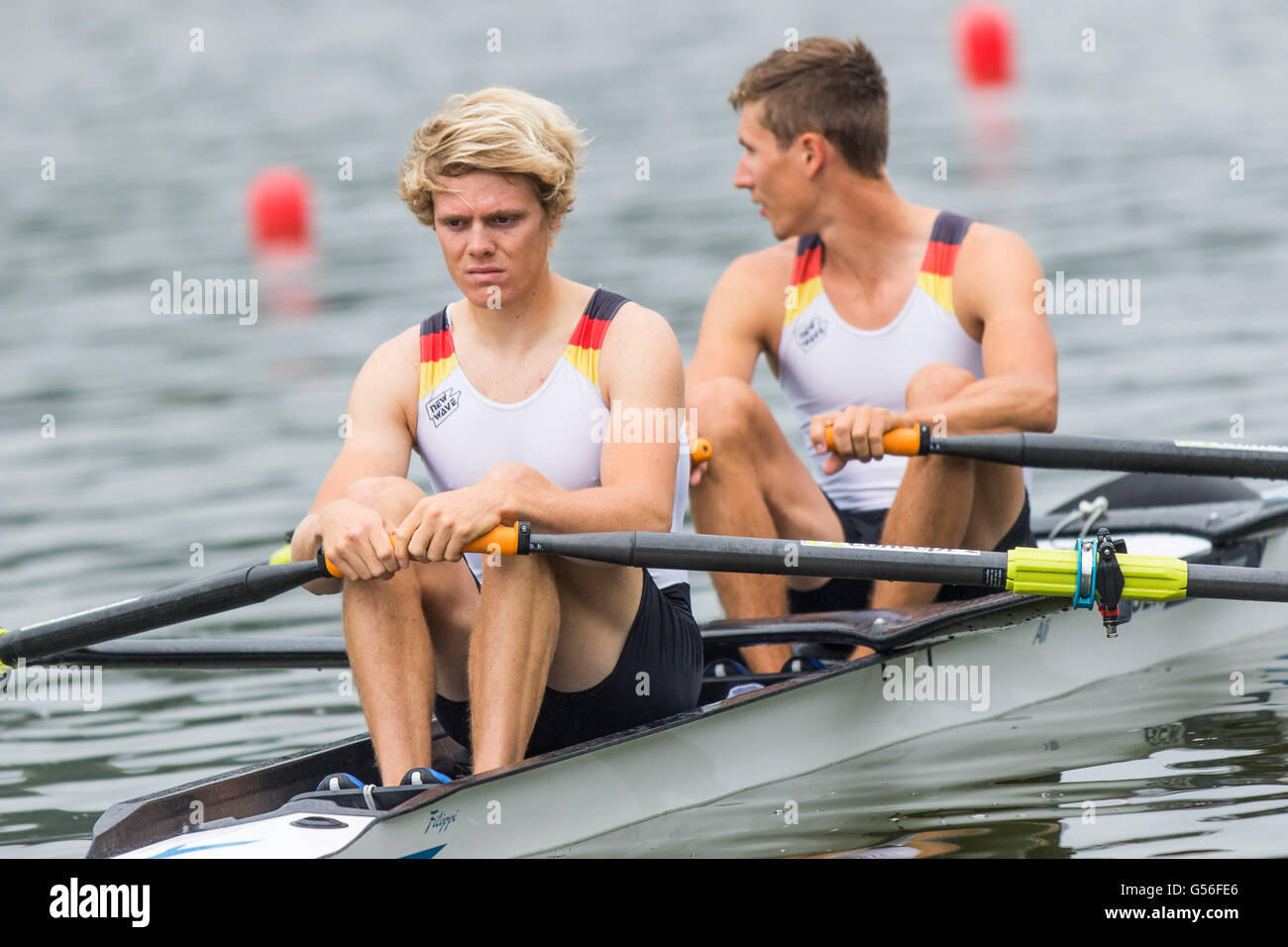 17.06.2016. Pozna, west-central Poland. World Cup Rowing Championships ...