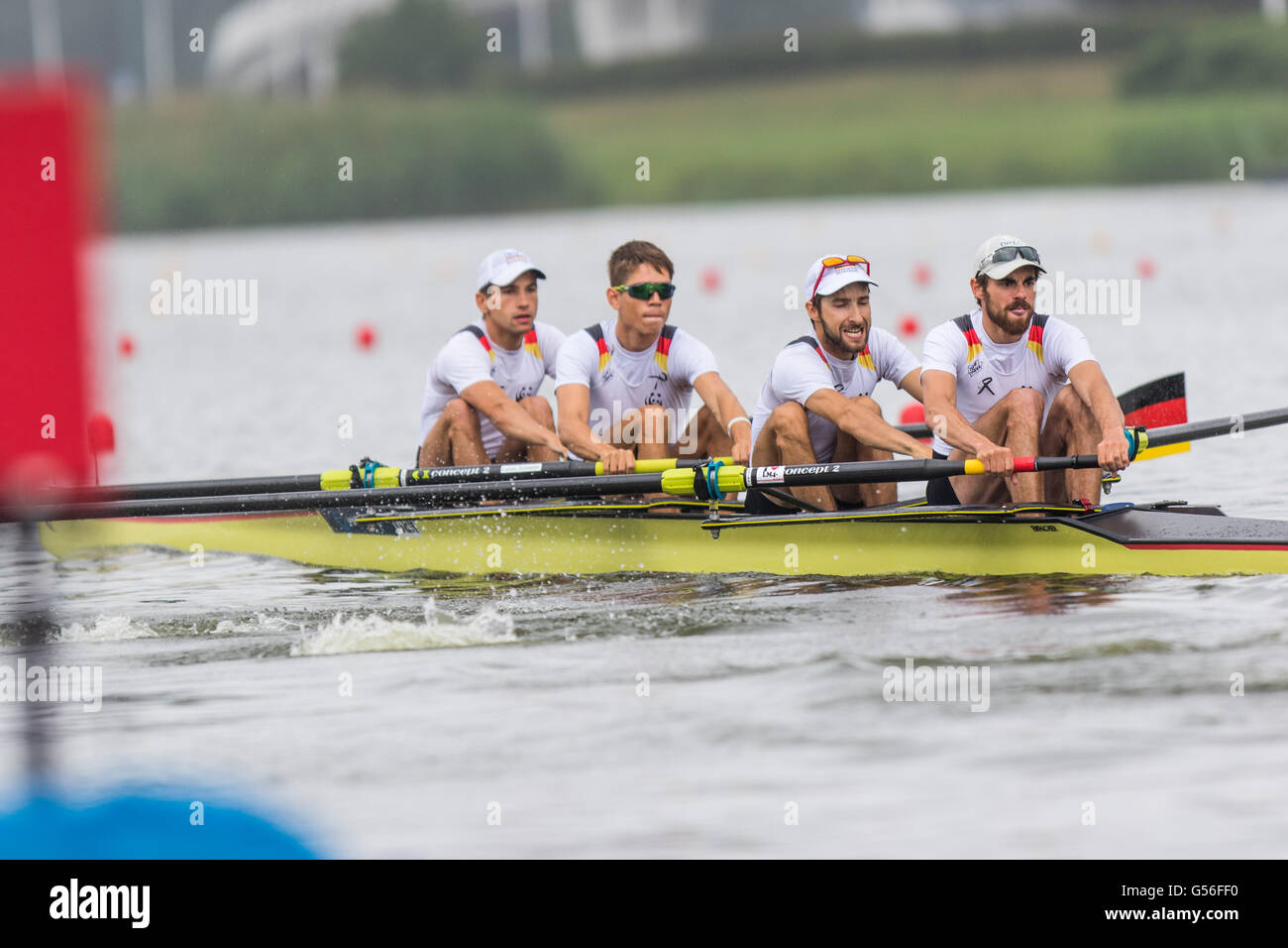 17.06.2016. Pozna, west-central Poland. World Cup Rowing Championships ...
