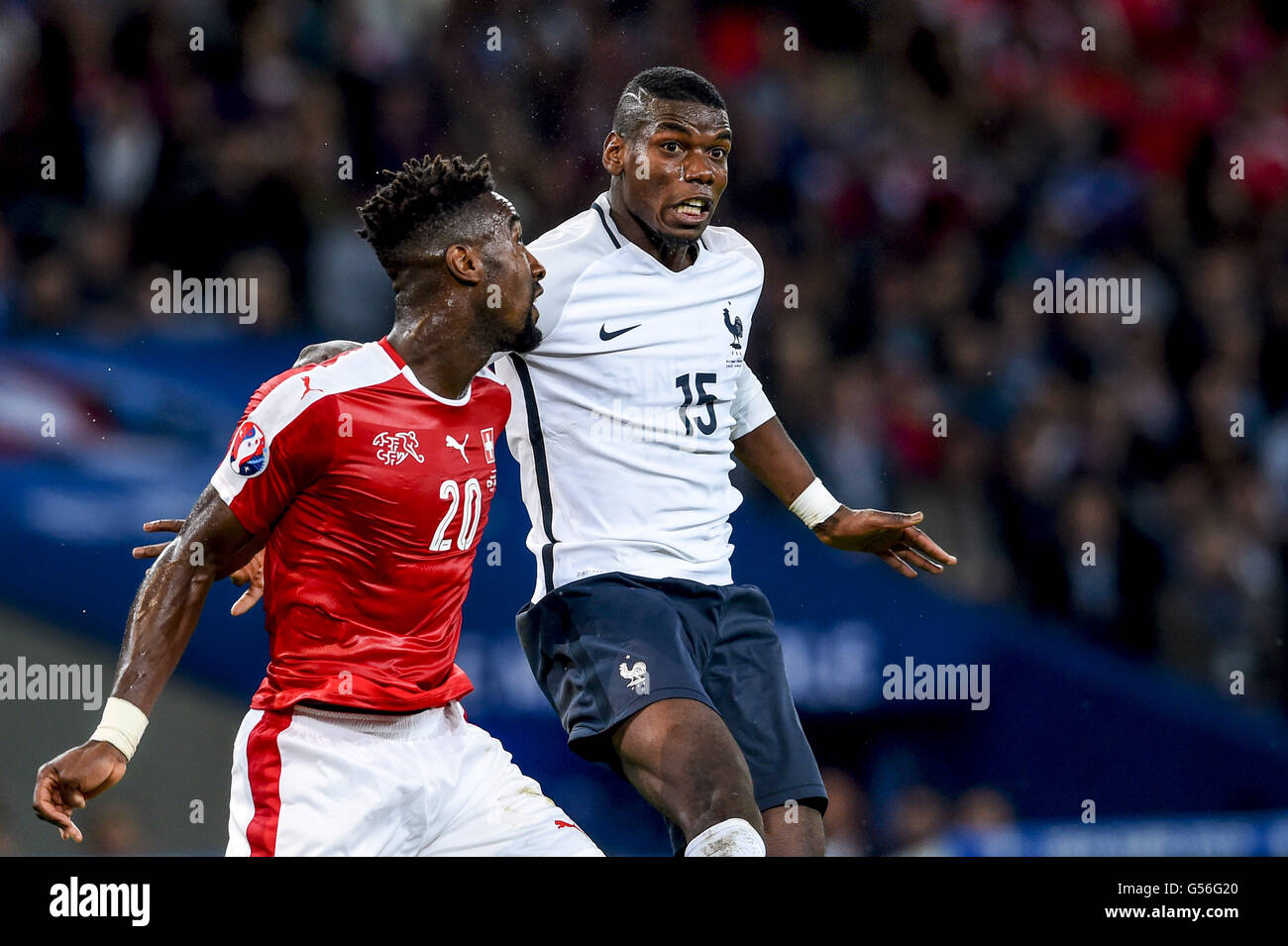 Paul Labile Pogba (France)Johan Djourou (Switzerland) ; June 19, 2016 ...