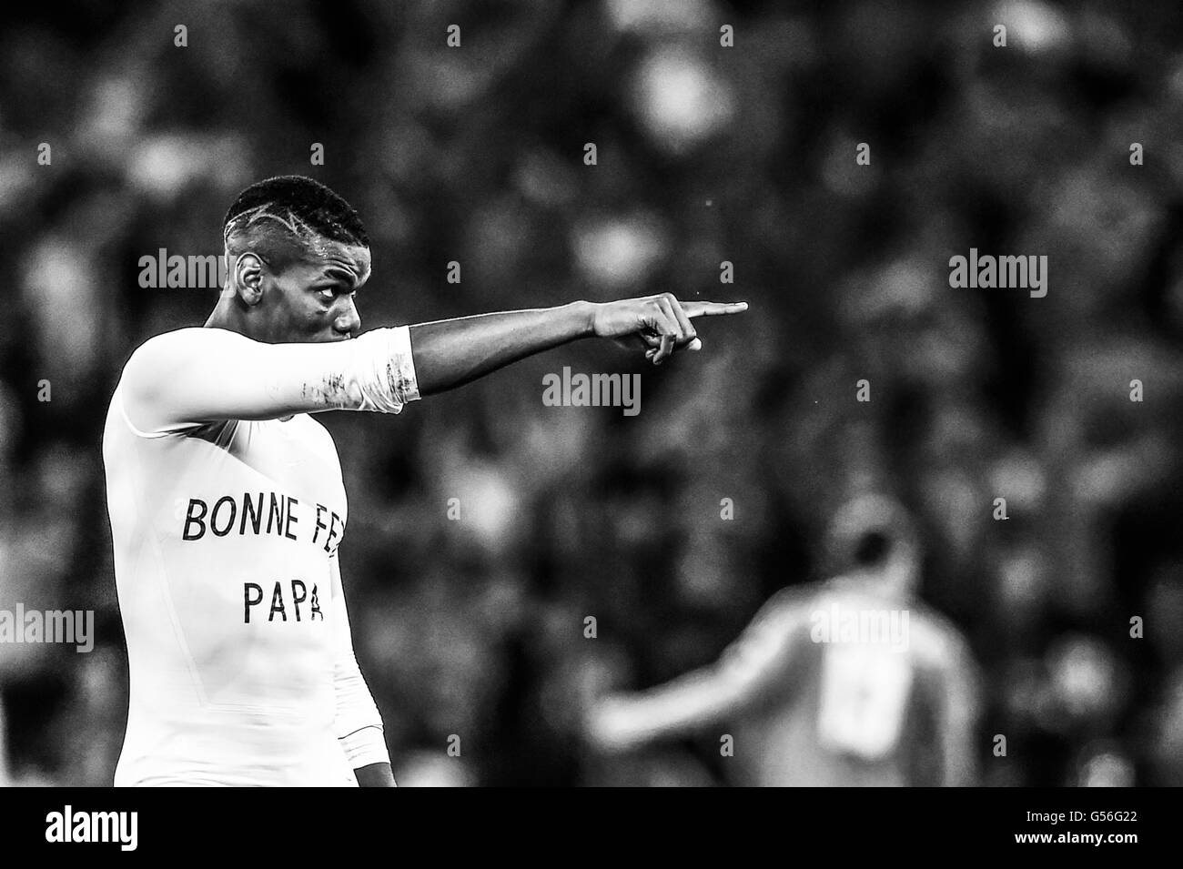 Paul Labile Pogba (France) ; June 19, 2016 - Football : Uefa Euro ...