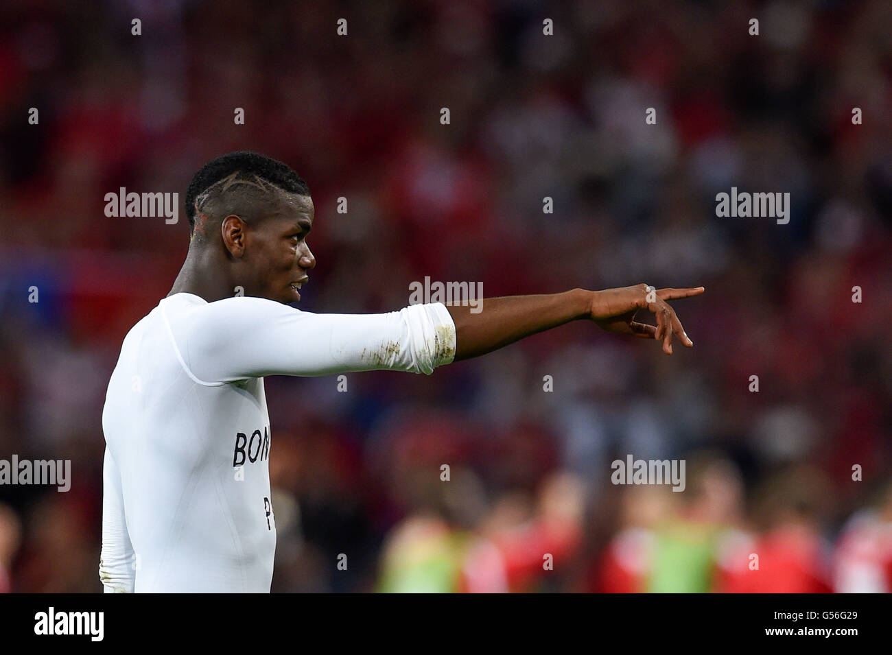 Paul Labile Pogba (France) ; June 19, 2016 - Football : Uefa Euro ...
