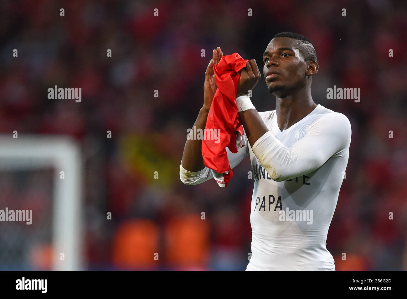 Paul Labile Pogba (France) ; June 19, 2016 - Football : Uefa Euro ...